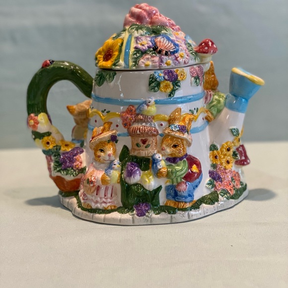 mercuries | Accents | Mercuries Ceramic 3d Bunny Teapot With Lid 999 ...
